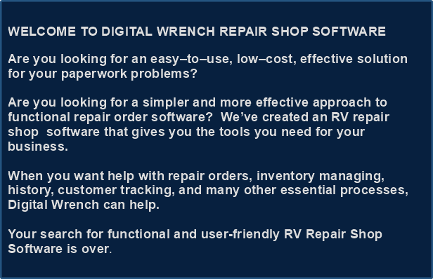 Repair Shop Software
